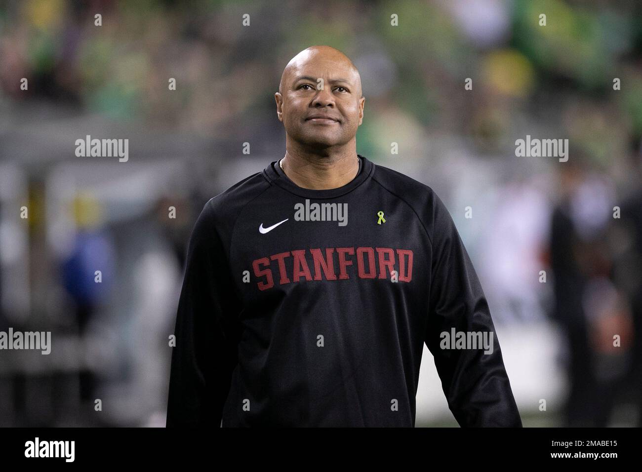 Stanford Cardinal head coach David Shaw prior to an NCAA football game ...