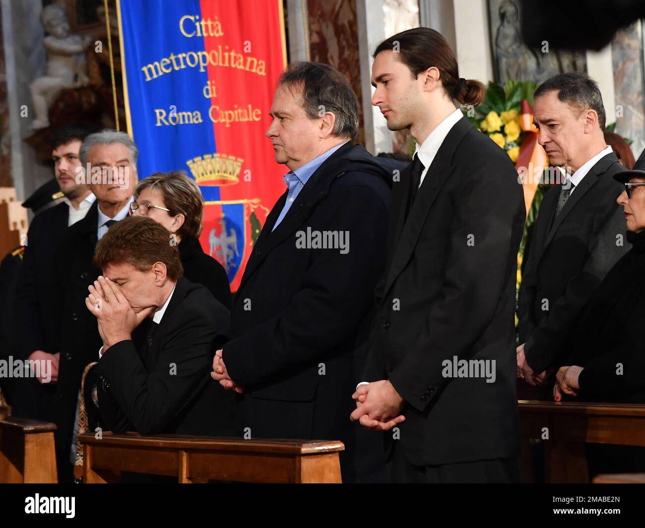 Rome, Italy. 19th Jan, 2023. Rome, funeral of Gina Lollobrigida in the ...