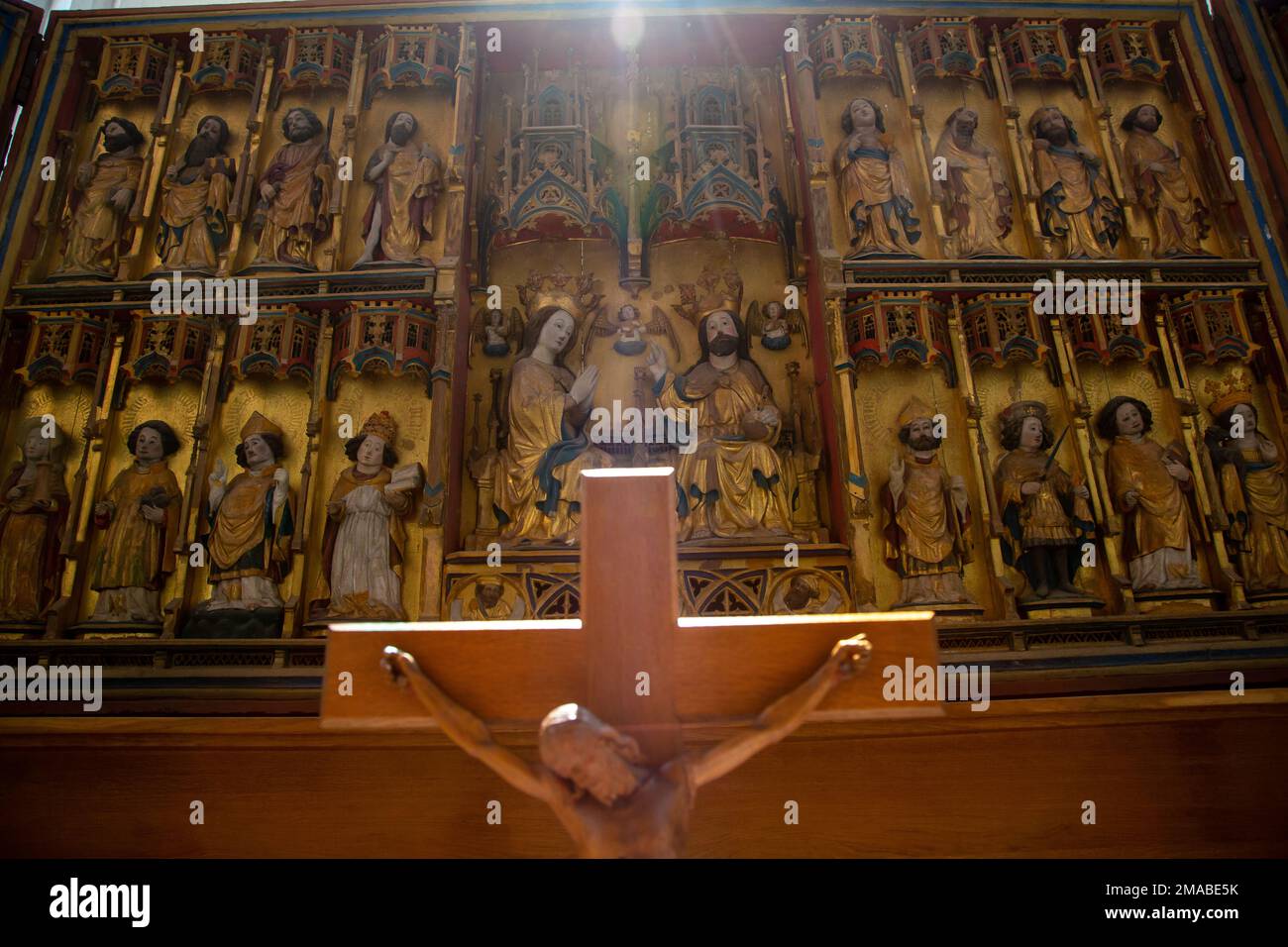 Mary altar st johanniskirche malchin hi-res stock photography and images - Alamy