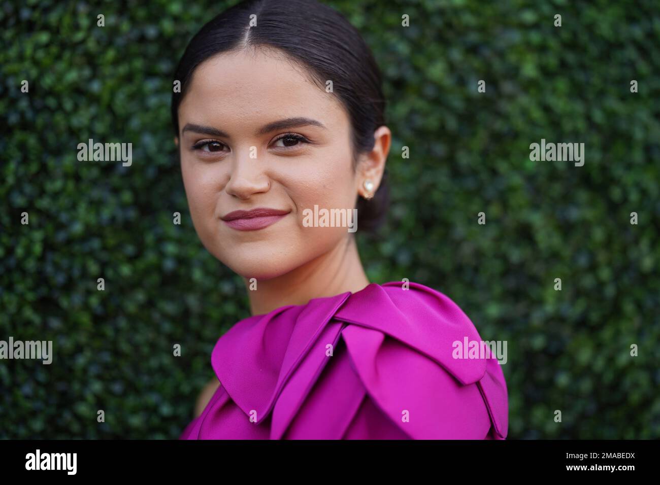 Victoria Moroles arrives at the Imagen Awards on Sunday, Oct. 2, 2022 ...