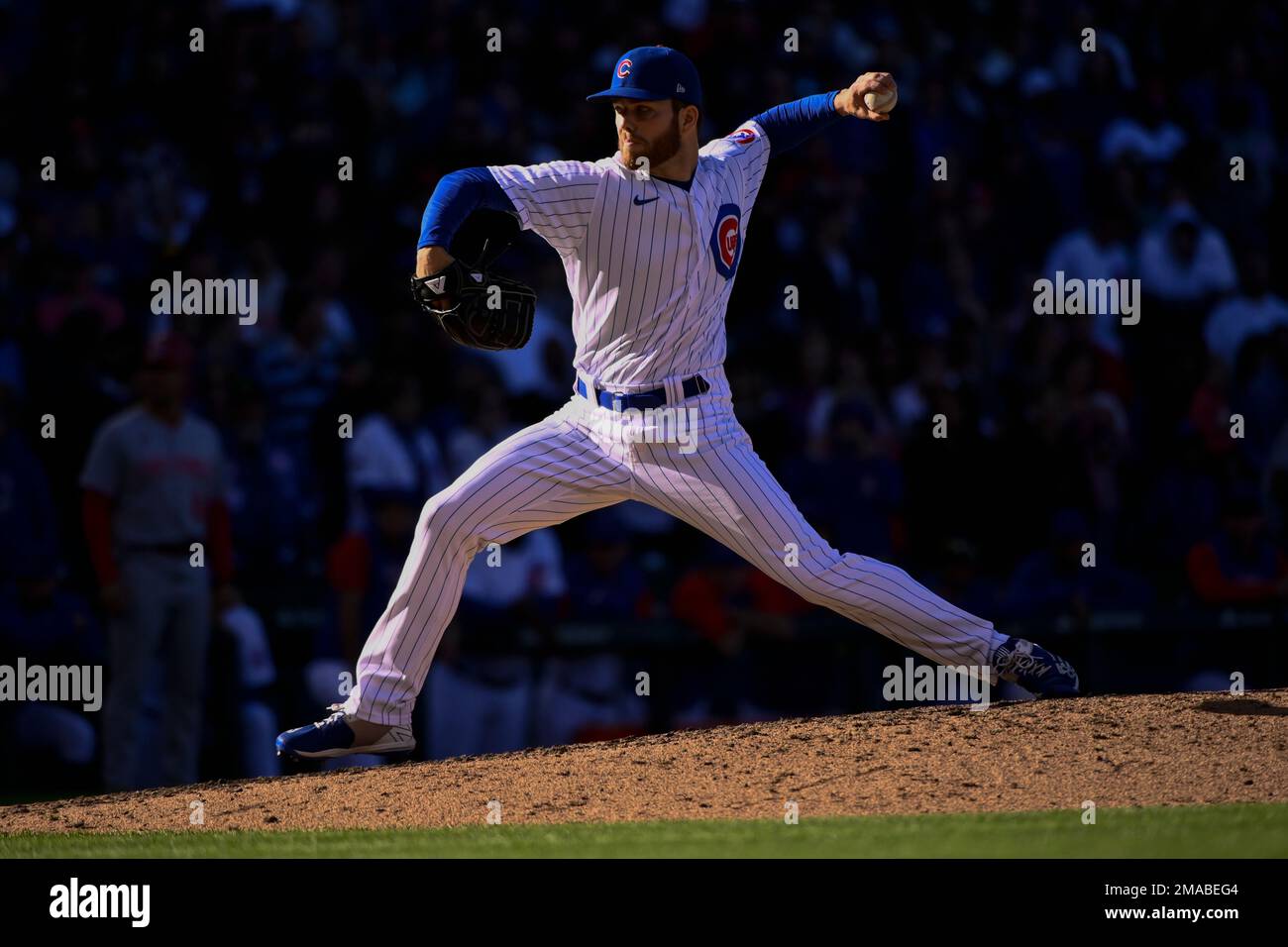 Chicago Cubs relief pitcher Brandon Hughes delivers during the ninth ...