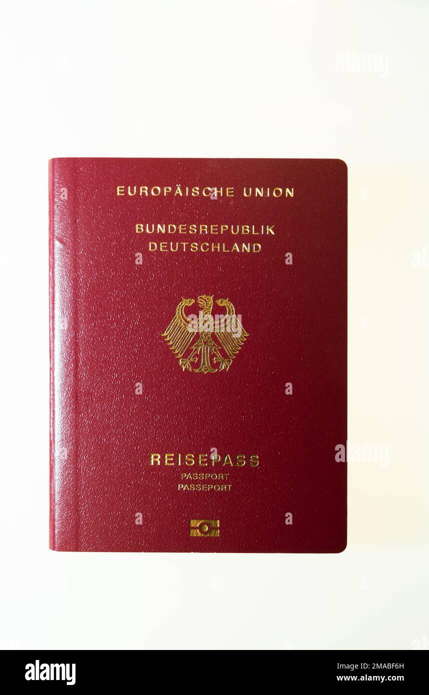01.12.2022, Germany, Bremen, Bremen - German biometric passport ...