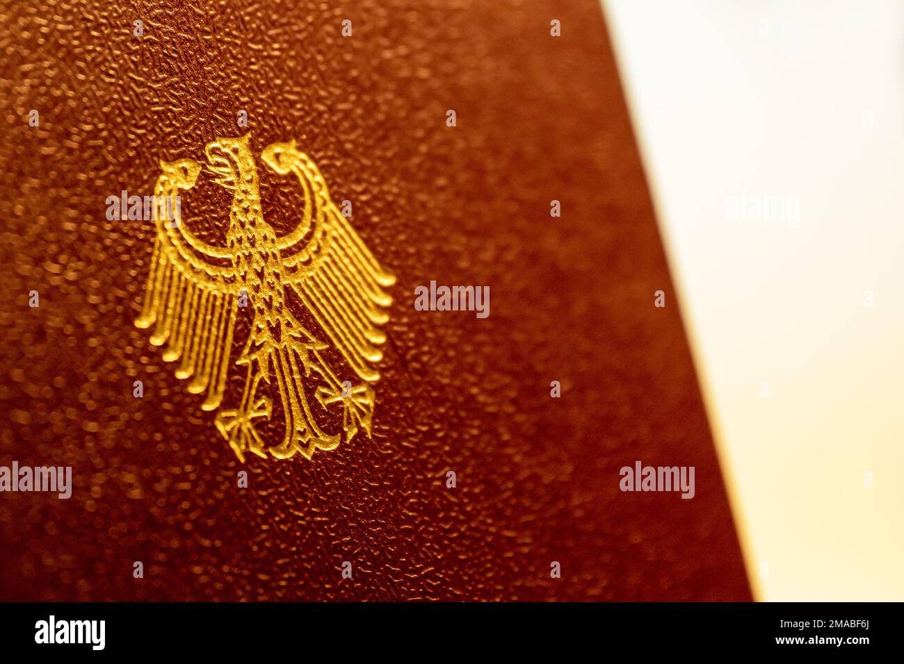 Biometric passport federal republic of germany hi-res stock photography ...