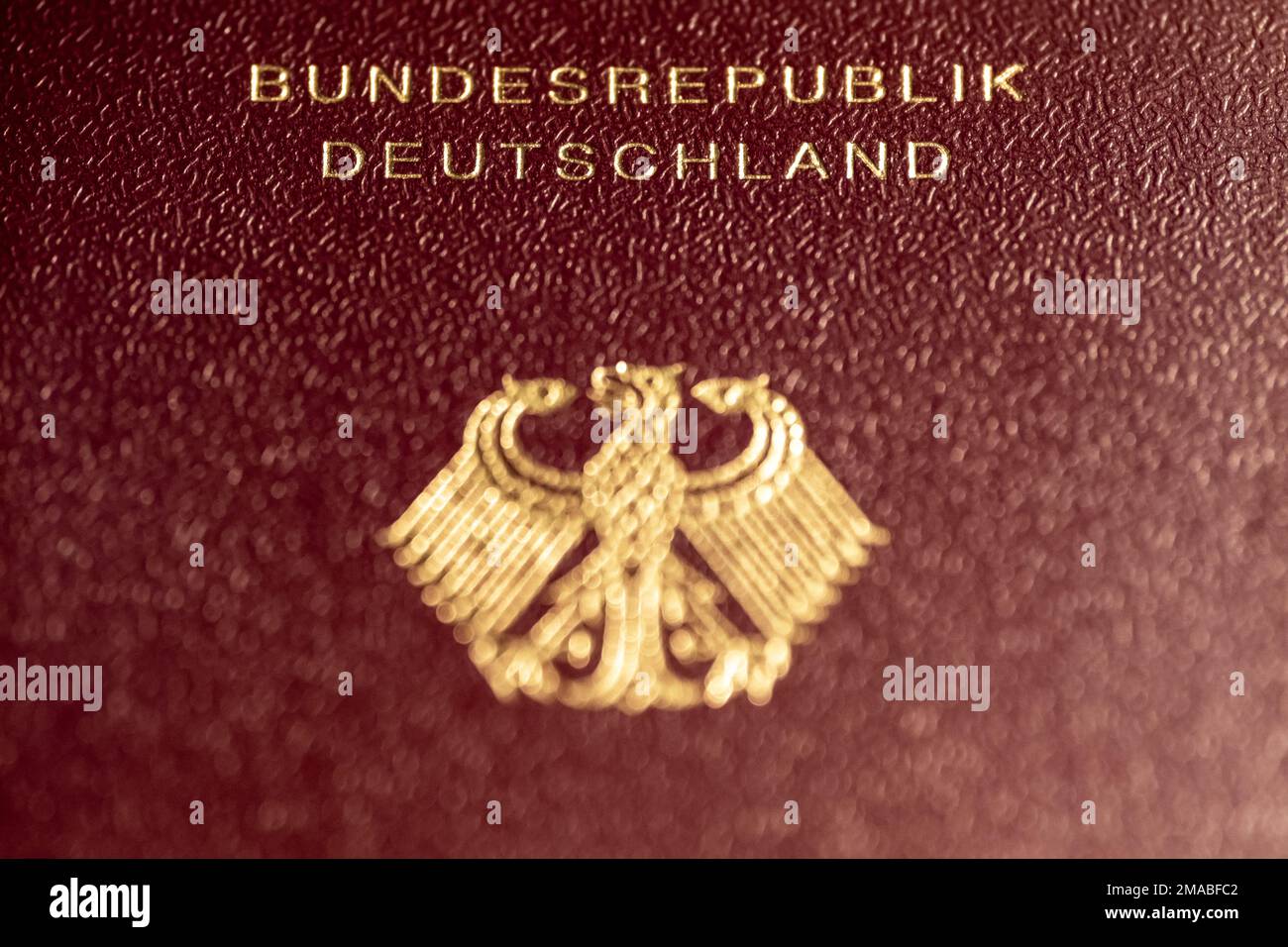 Biometric passport federal republic of germany hi-res stock photography ...