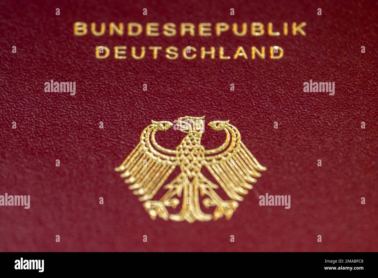 01.12.2022, Germany, Bremen, Bremen - German biometric passport ...