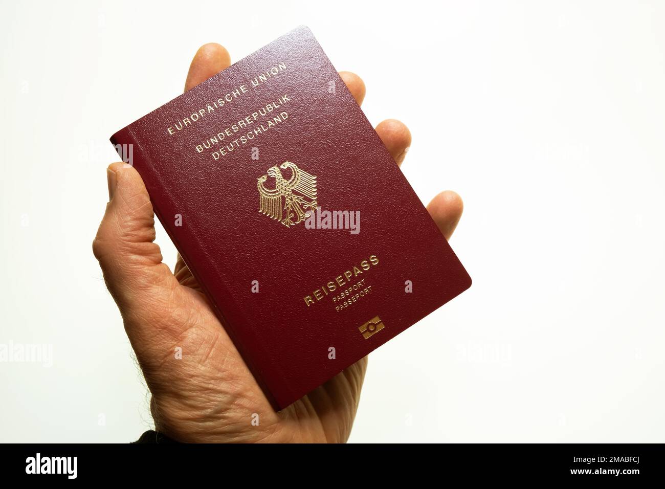 01.12.2022, Germany, Bremen, Bremen - German biometric passport ...