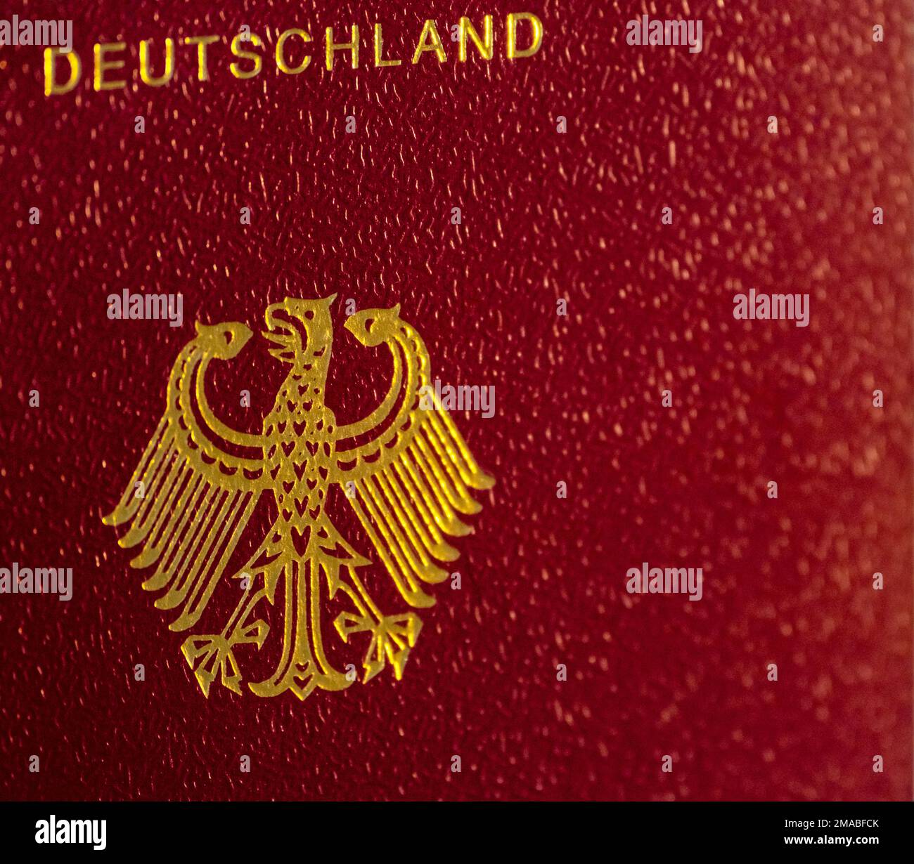 01.12.2022, Germany, Bremen, Bremen - German biometric passport ...