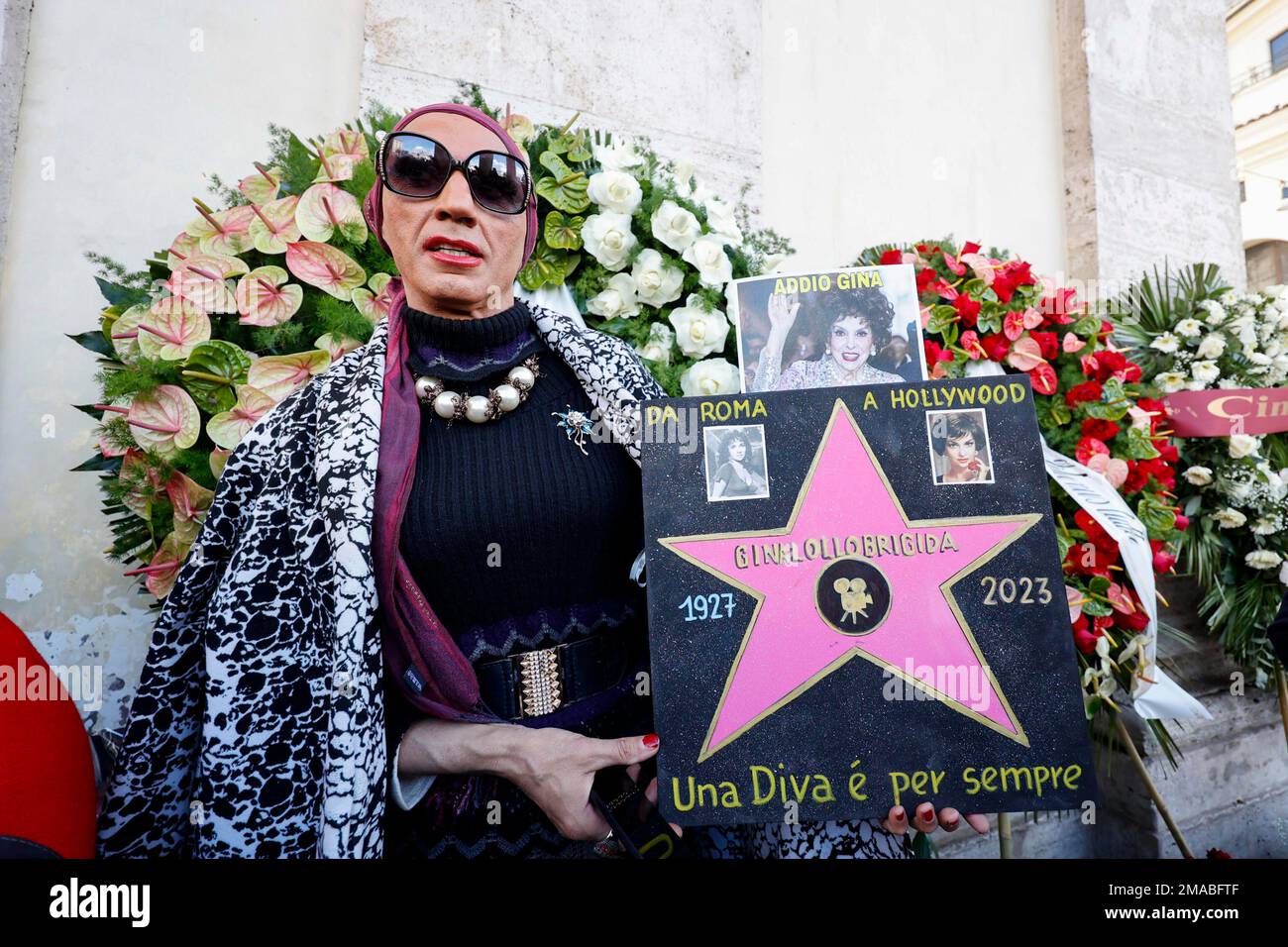 January 19, 2023, ROME, ITALY: The funeral ceremony of late film legend ...