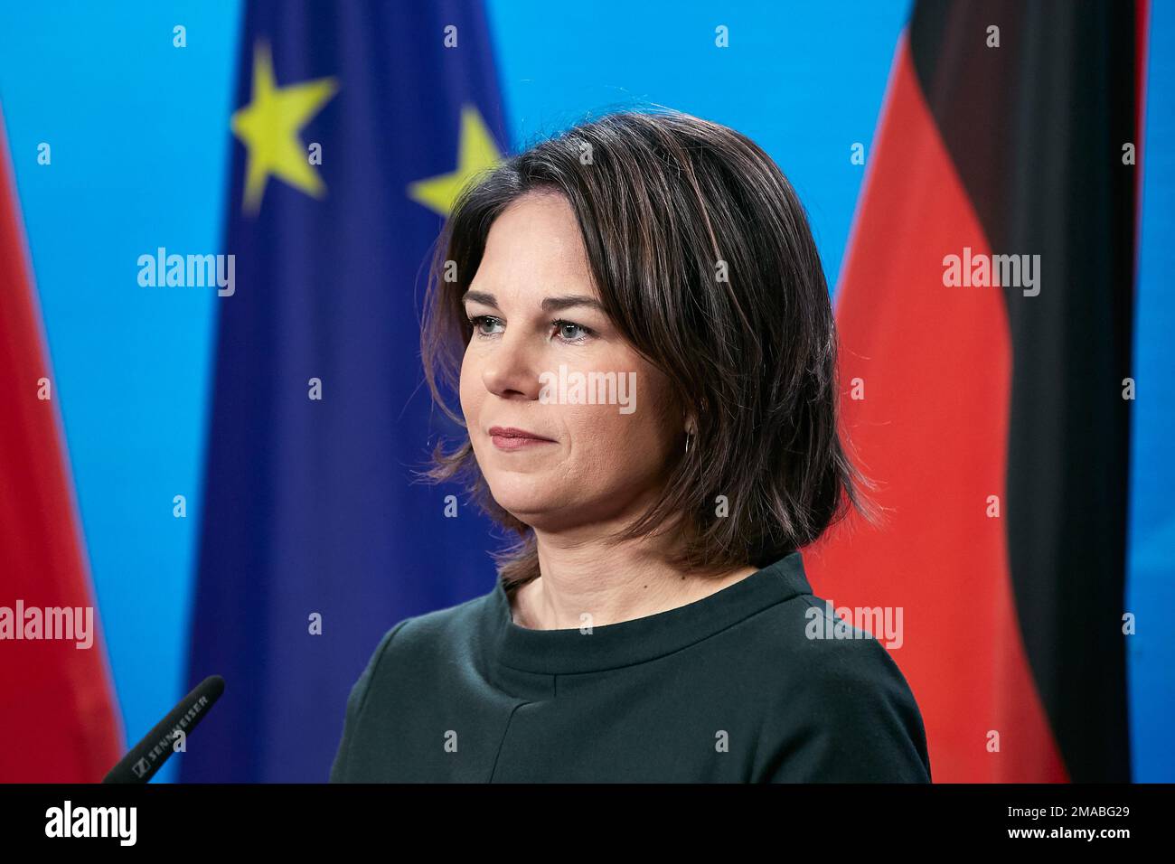 22.12.2022, Germany, Berlin, Berlin - The German Foreign Minister ...