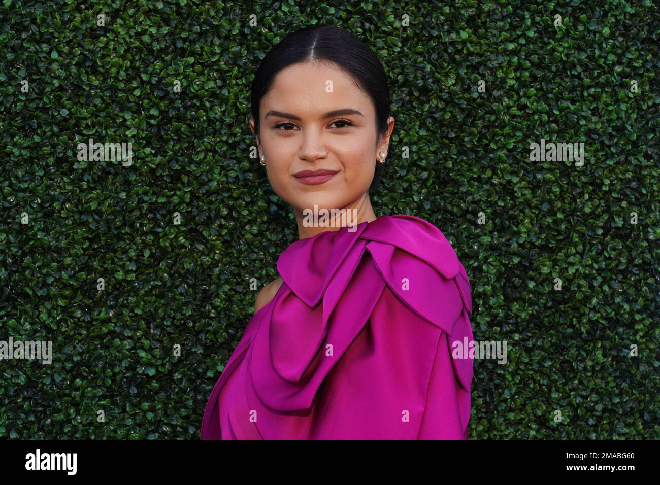 Victoria Moroles arrives at the Imagen Awards on Sunday, Oct. 2, 2022 ...