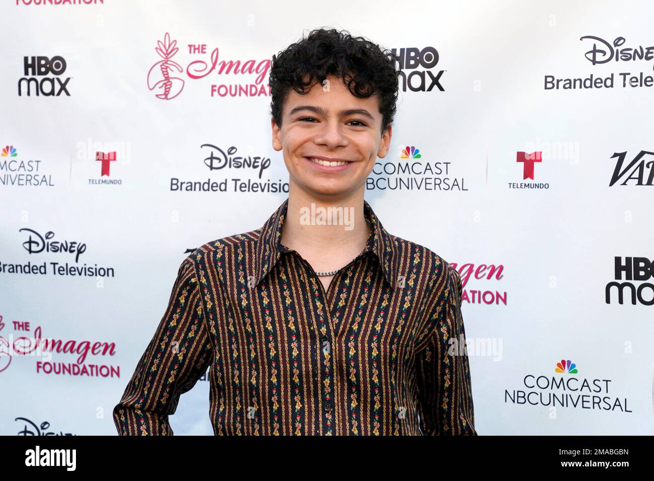 Raphael Alejandro arrives at the Imagen Awards on Sunday, Oct. 2, 2022 ...