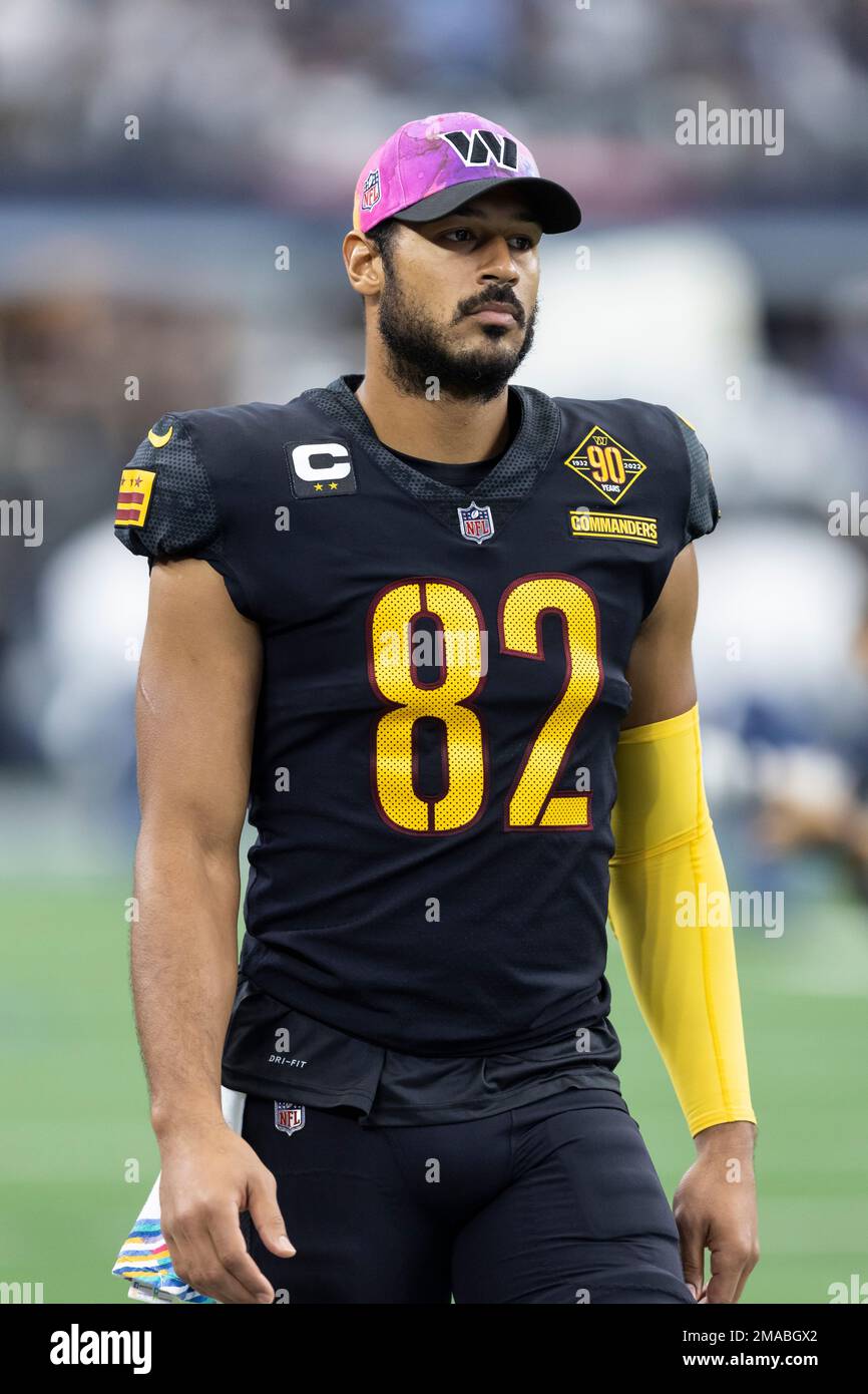 Washington Commanders tight end Logan Thomas (82) is seen during an NFL ...
