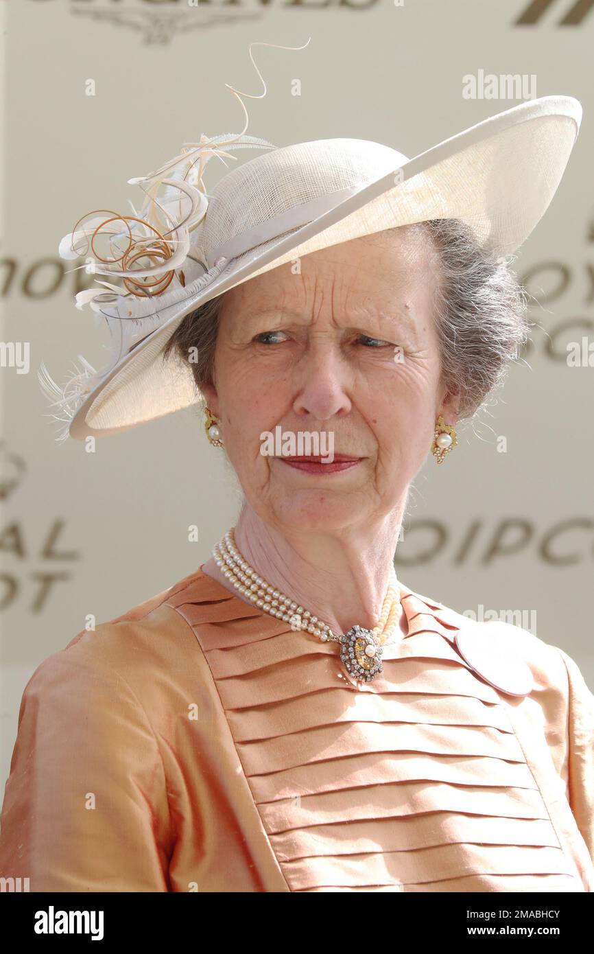 16.06.2022, Great Britain, Windsor, Ascot - HRH Princess Anne, The ...