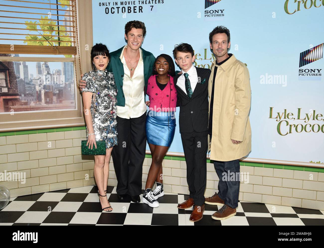 Constance Wu, left, Shawn Mendes, Lyric Hurd, Winslow Fegley and Scoot ...
