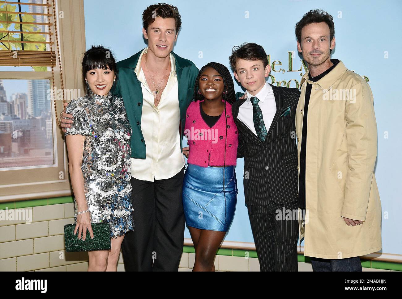 Constance Wu, left, Shawn Mendes, Lyric Hurd, Winslow Fegley and Scoot ...