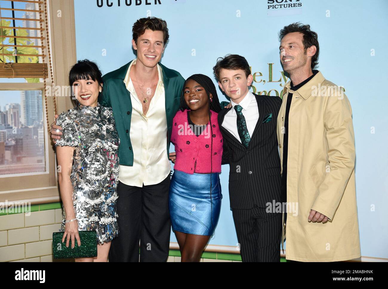 Constance Wu, left, Shawn Mendes, Lyric Hurd, Winslow Fegley and Scoot ...