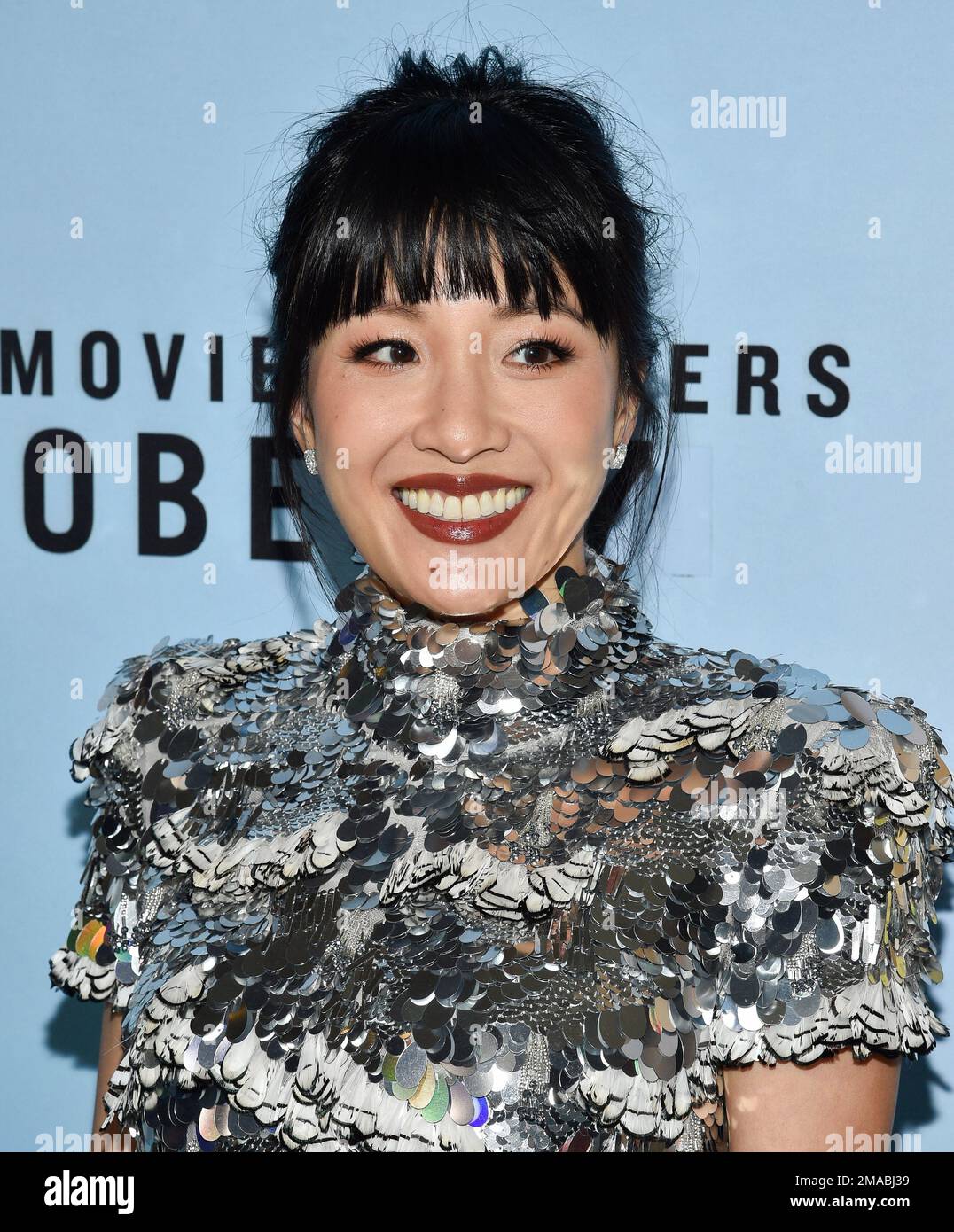 Constance Wu attends the premiere of "Lyle, Lyle, Crocodile" at AMC ...