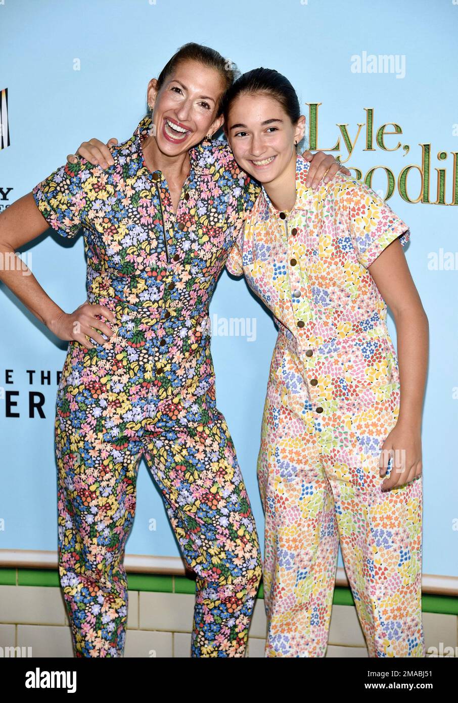 Alysia Reiner, right, and daughter Livia Basche attend the premiere of ...