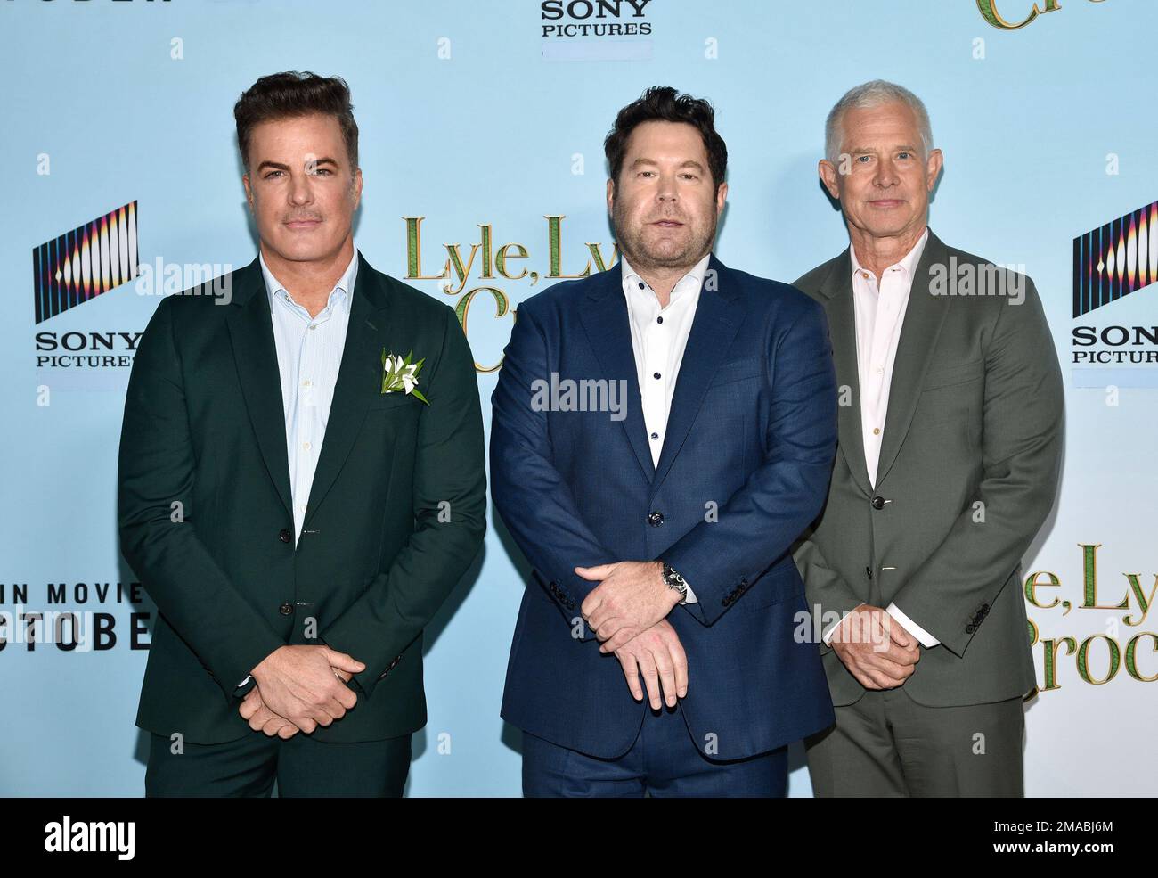 Producers Will Speck, left, Josh Gordon and Hutch Parker attend the ...