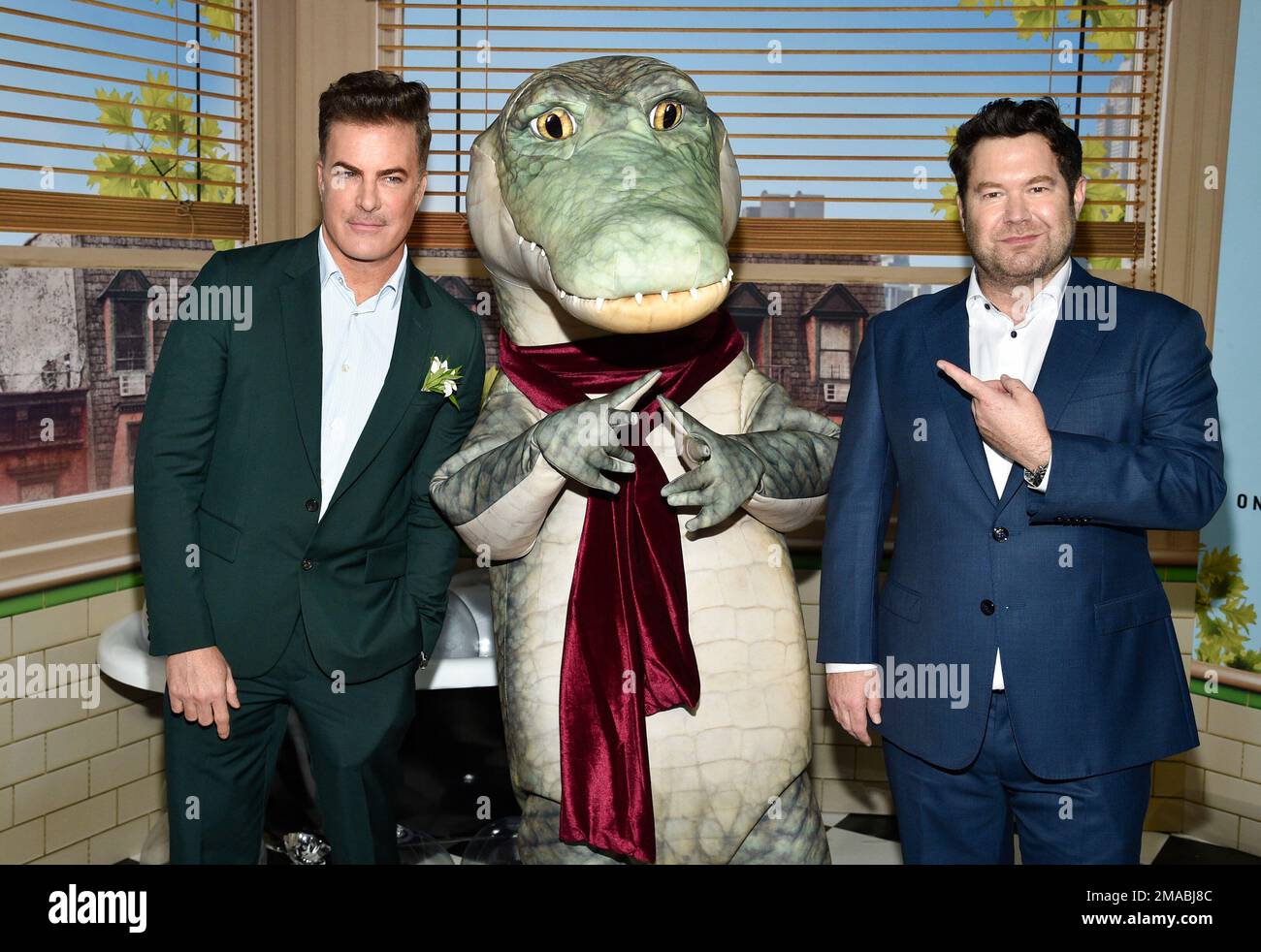 Producer-directors Will Speck, left, and Josh Gordon attend the premiere of "Lyle, Lyle ...