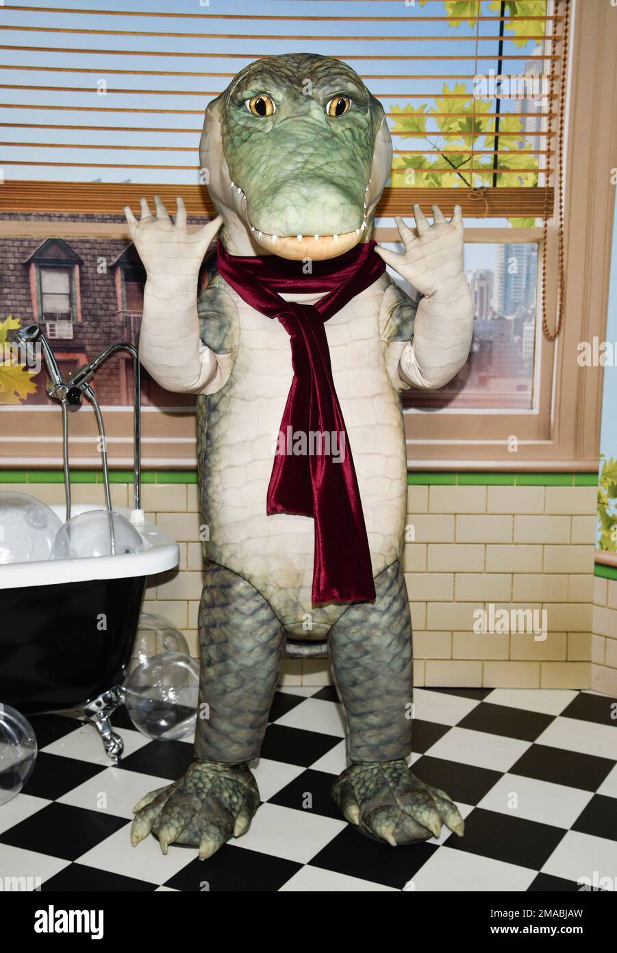 Lyle Crocodile character attends the premiere of "Lyle, Lyle, Crocodile ...