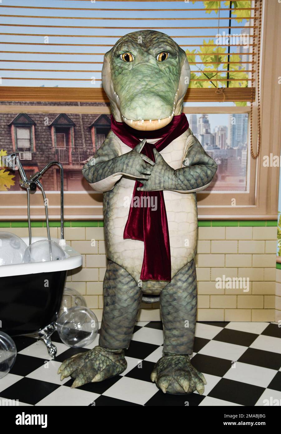 Lyle Crocodile character attends the premiere of "Lyle, Lyle, Crocodile ...
