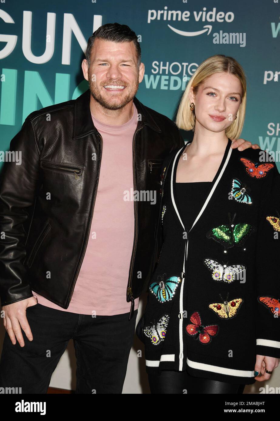 HOLLYWOOD, CA - JANUARY 18: (L-R) Michael Bisping and Ellie Bisping ...