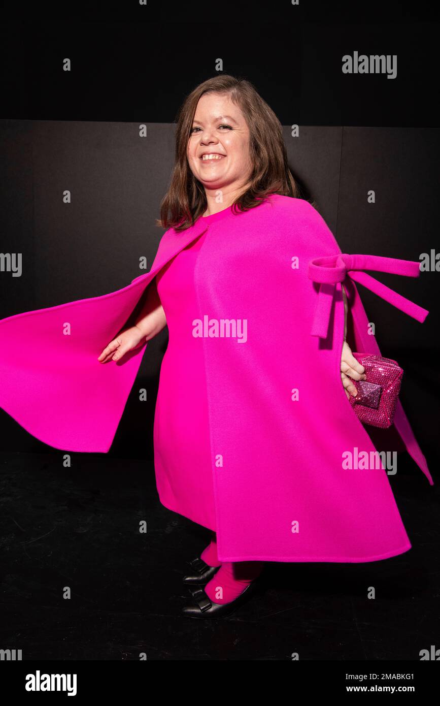 Sinead Burke arrives at the Valentino ready-to-wear Spring/Summer 2023 ...