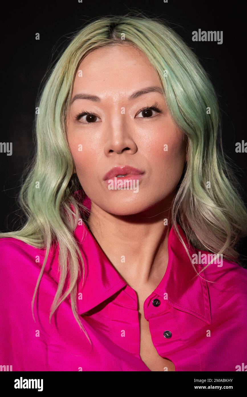 Tina Leung arrives at the Valentino ready-to-wear Spring/Summer 2023 ...