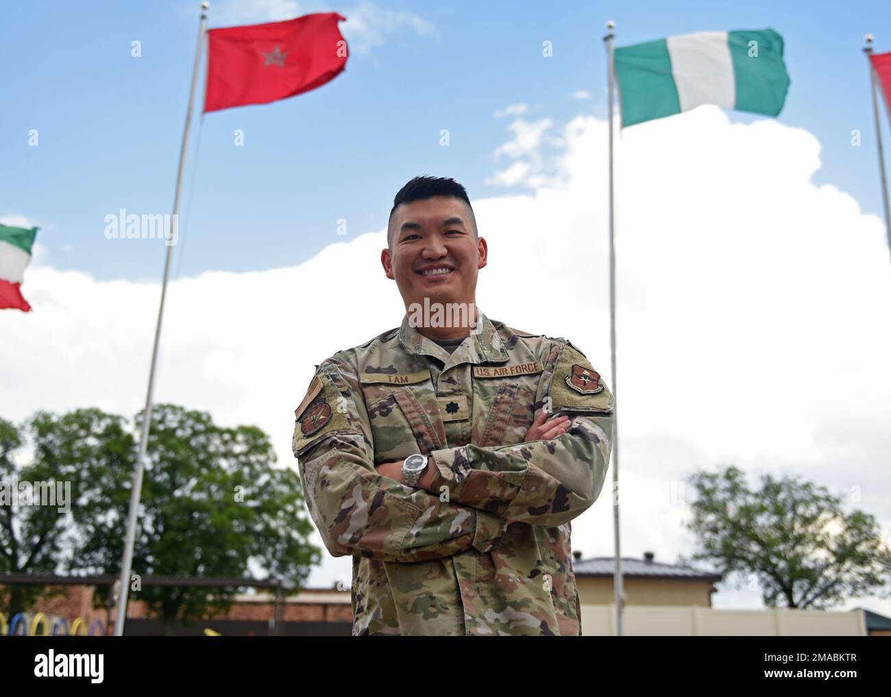 U.S. Air Force Lt. Col. Chin Tam, 313th Training Squadron director of ...