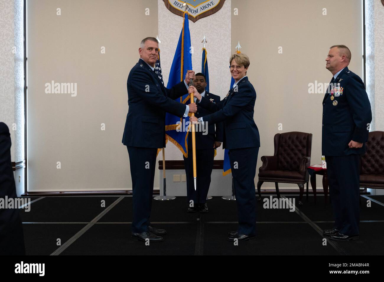 U.S. Air Force Brig. Gen. Rebecca Sonkiss, 618th Air Operations Center ...