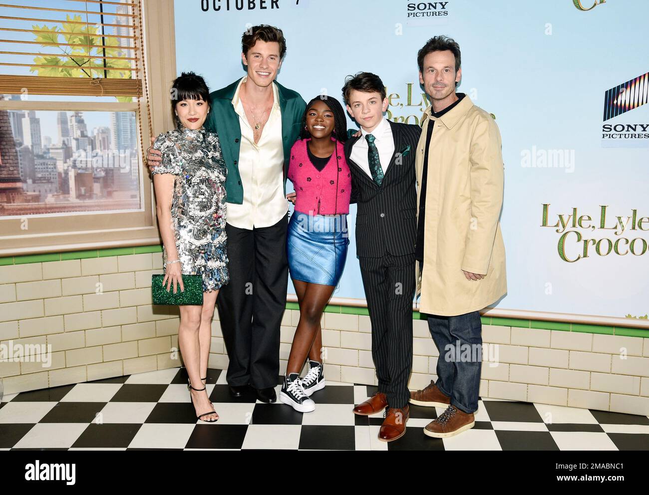 Constance Wu, left, Shawn Mendes, Lyric Hurd, Winslow Fegley and Scoot ...