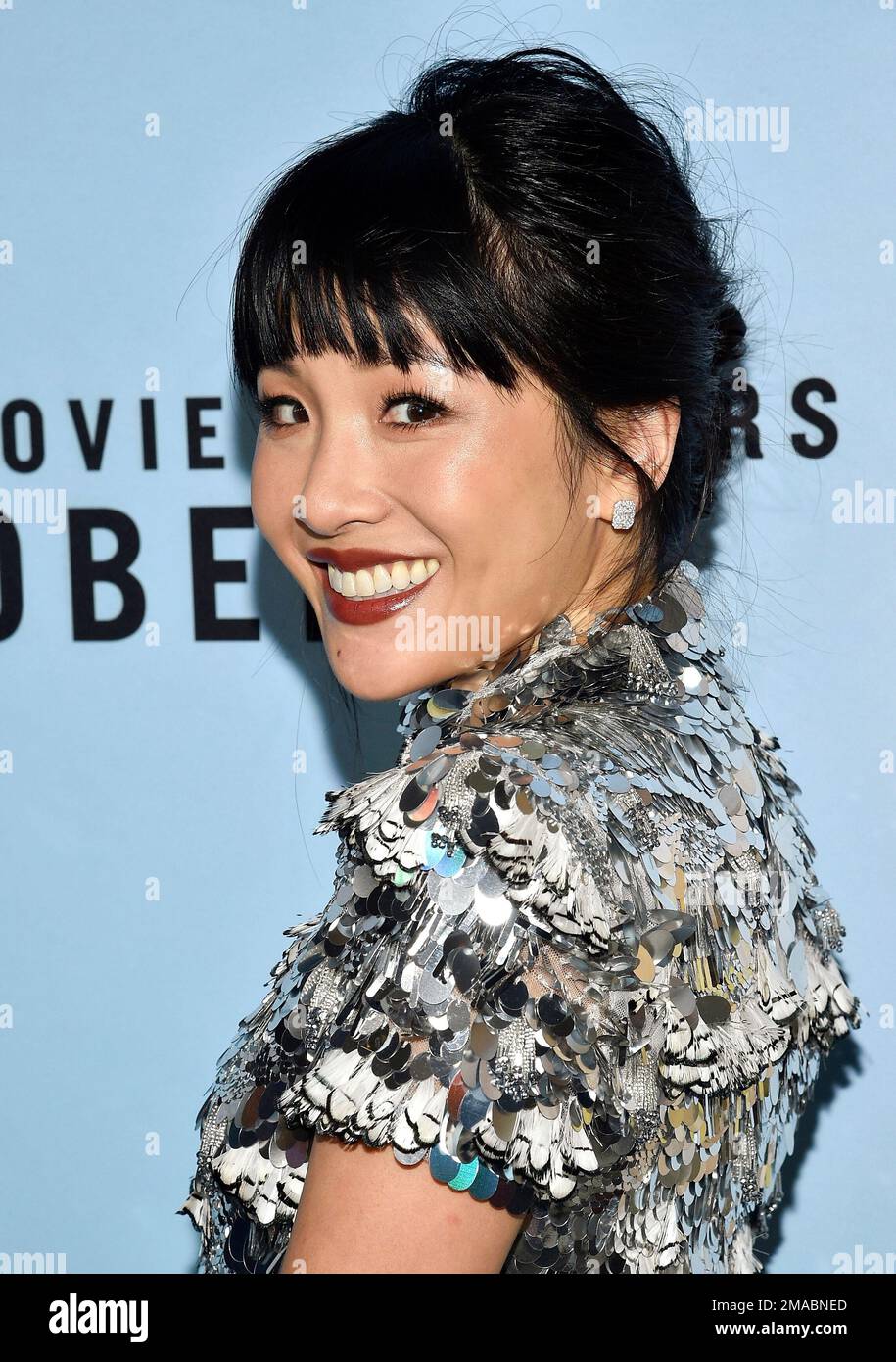 Constance Wu attends the premiere of "Lyle, Lyle, Crocodile" at AMC ...