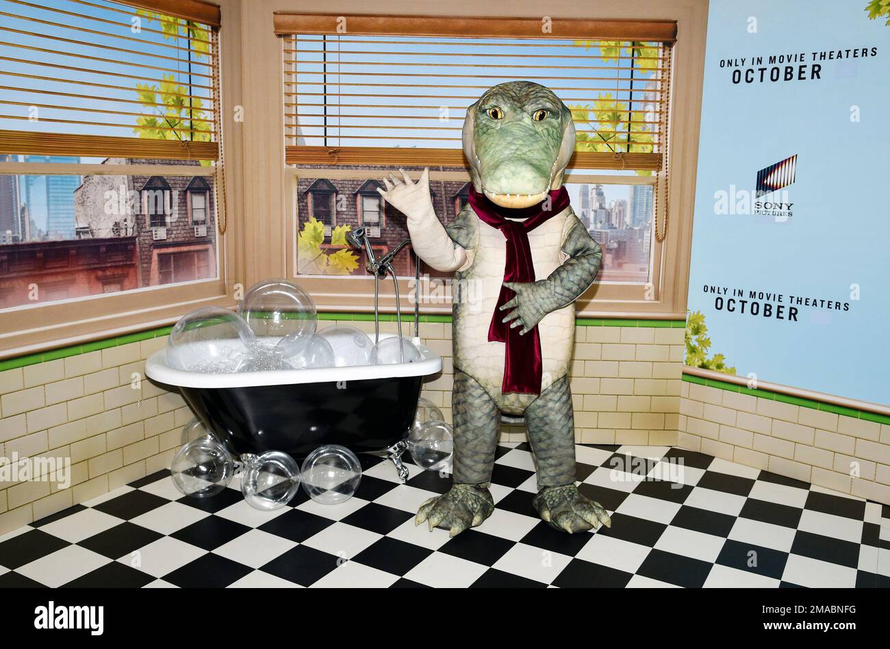 Lyle the Crocodile character attends the premiere of "Lyle, Lyle ...