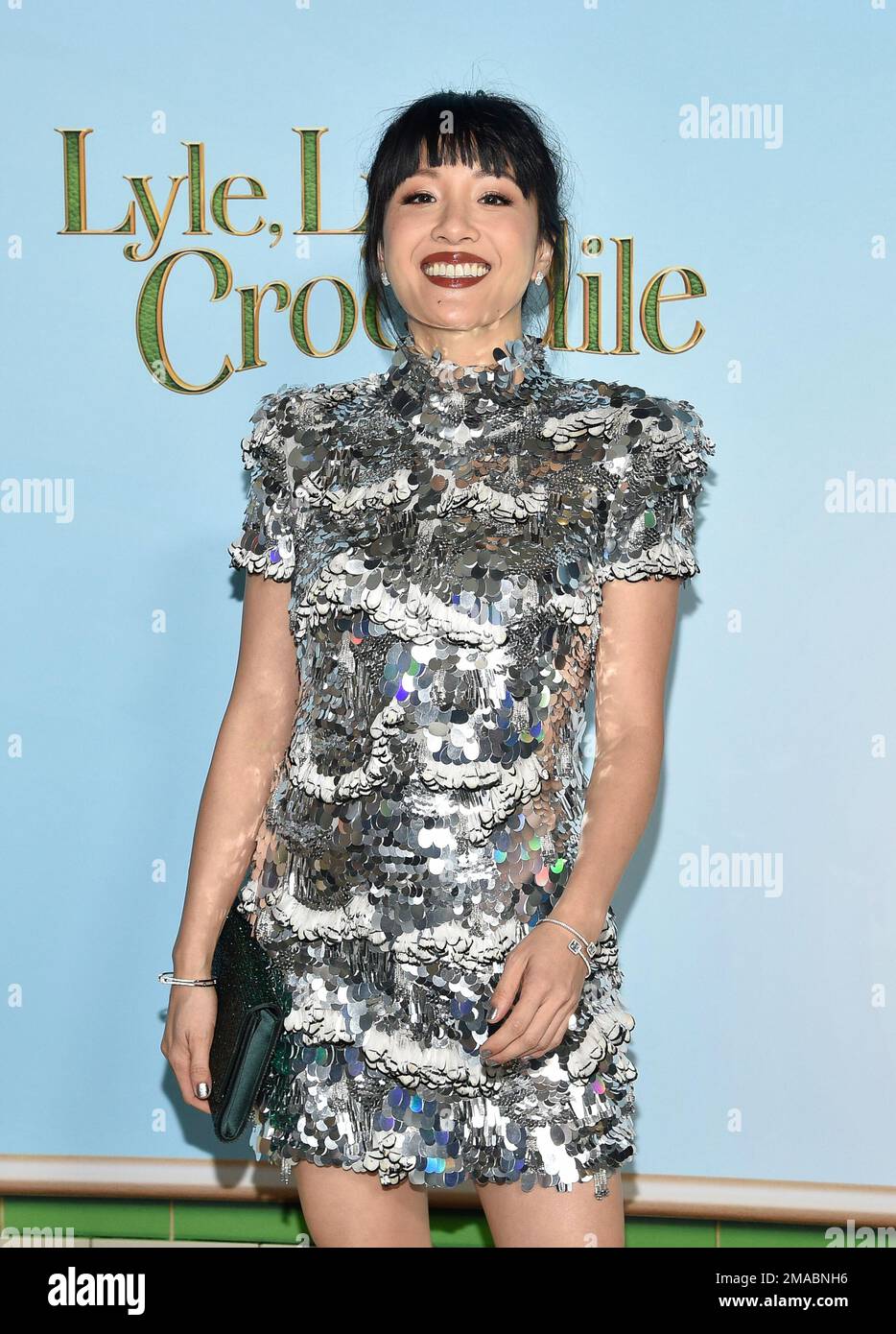 Constance Wu attends the premiere of "Lyle, Lyle, Crocodile" at AMC ...