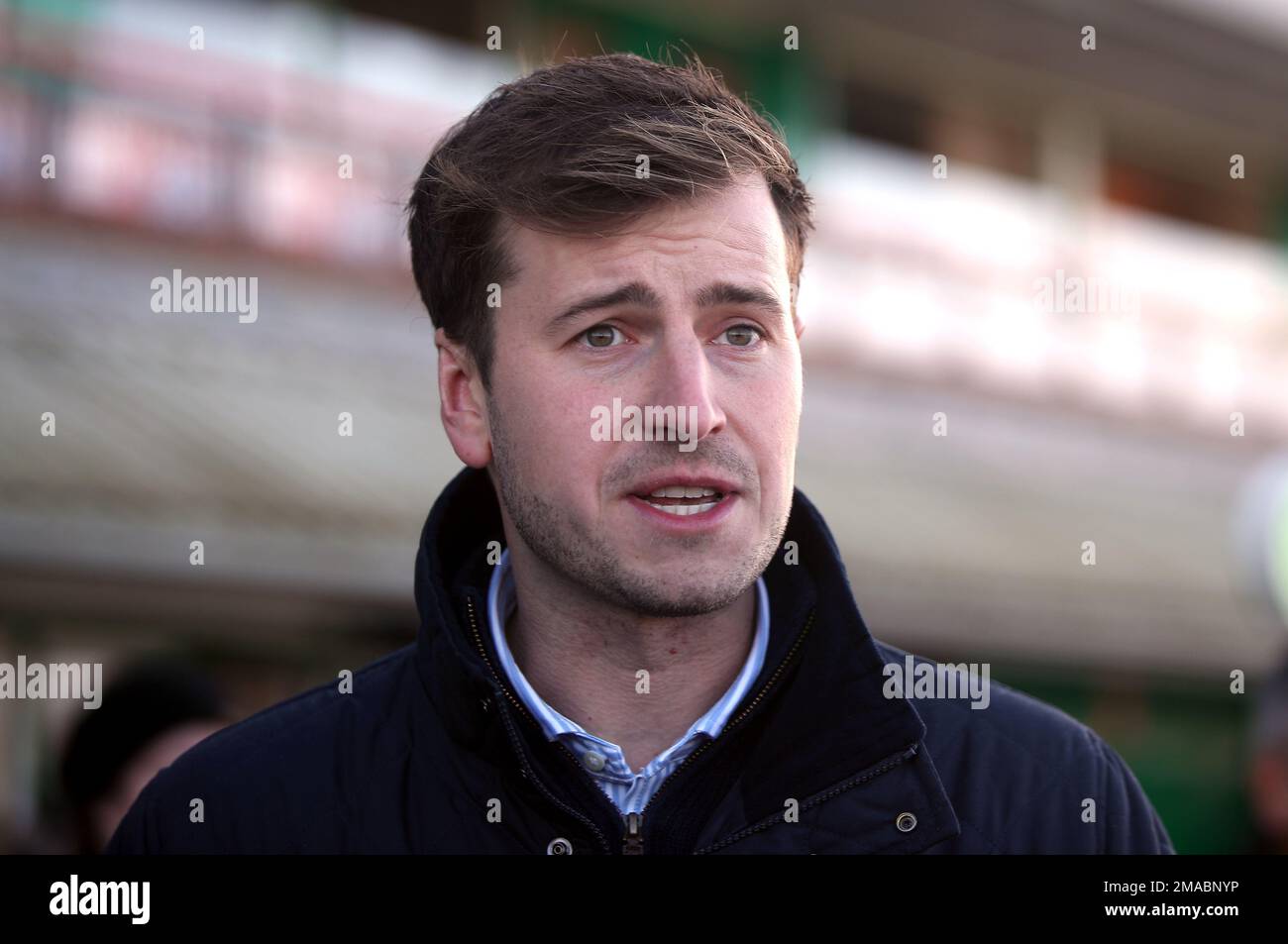 Trainer Jack Channon at Wolverhampton Racecourse. Picture date ...