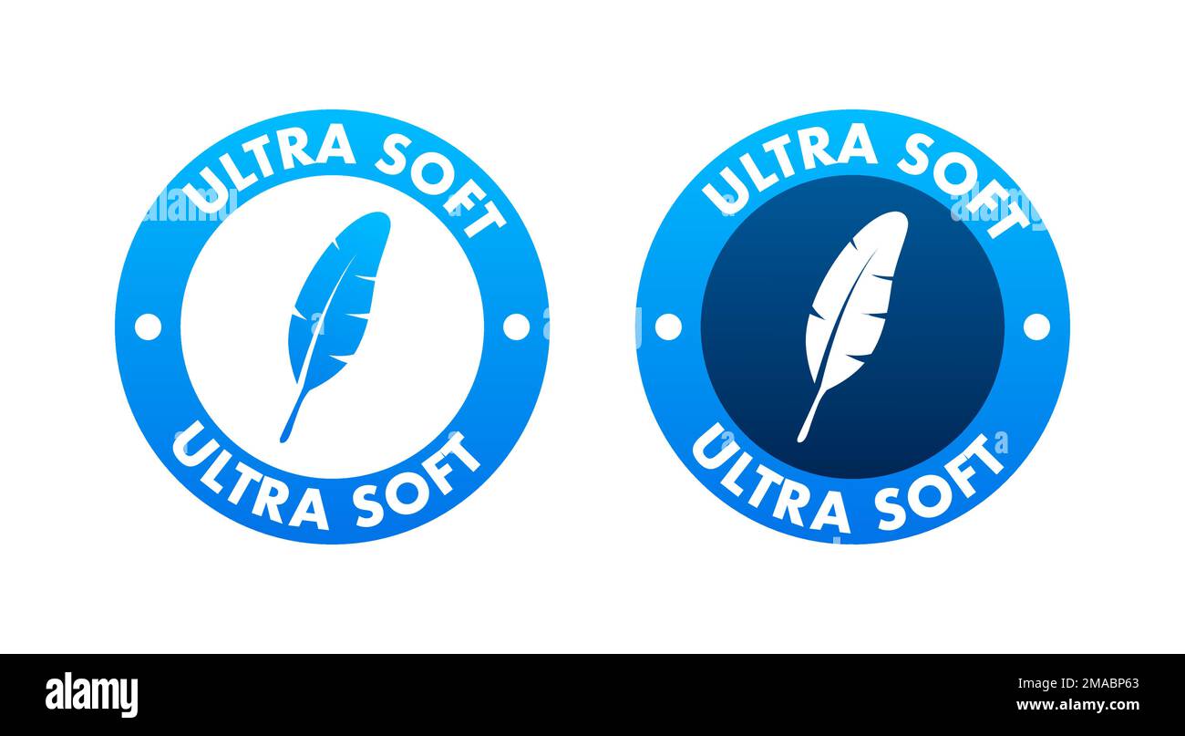 Ultra Soft icon. Bird Feather. Vector stock illustration Stock Vector ...