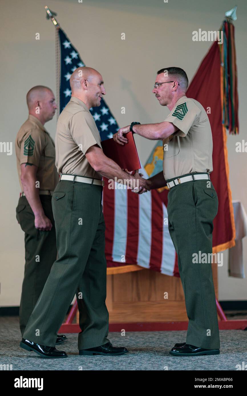 U.S. Marine Corps Master Sgt. Mark Gatch, staff non-commissioned ...