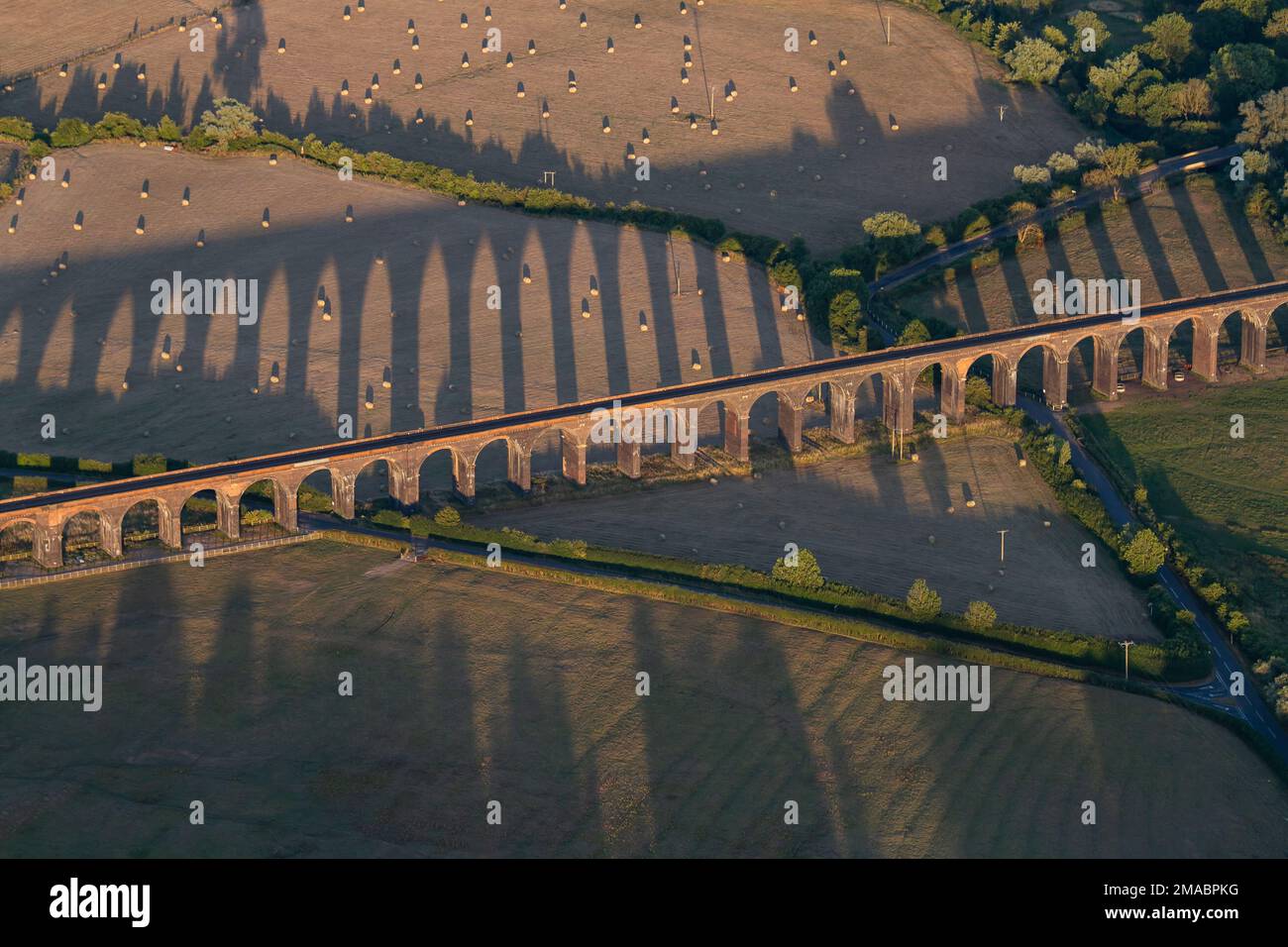 The Welland Viaduct crosses the valley of the River Welland between ...