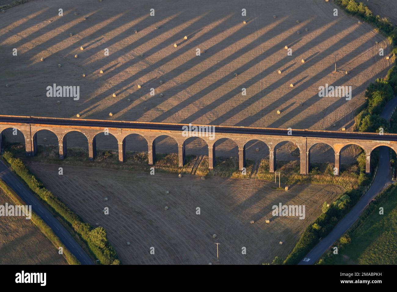 The Welland Viaduct crosses the valley of the River Welland between ...
