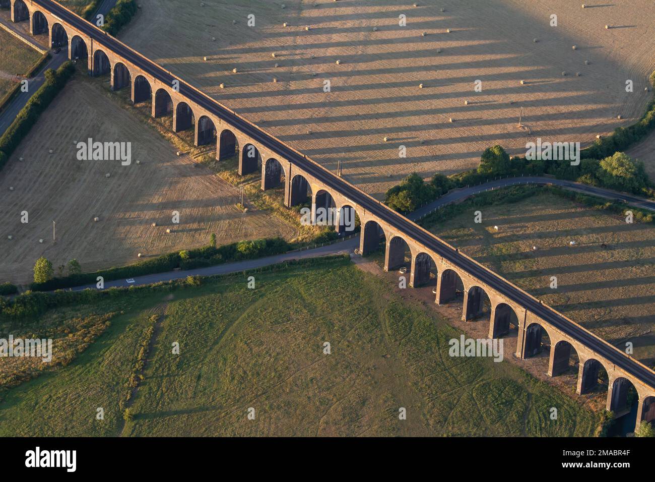 The Welland Viaduct crosses the valley of the River Welland between ...