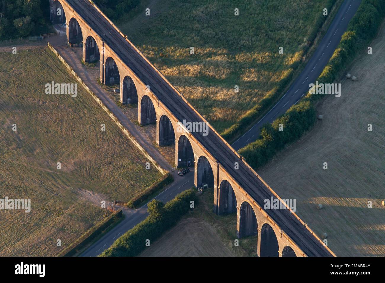 The Welland Viaduct crosses the valley of the River Welland between ...