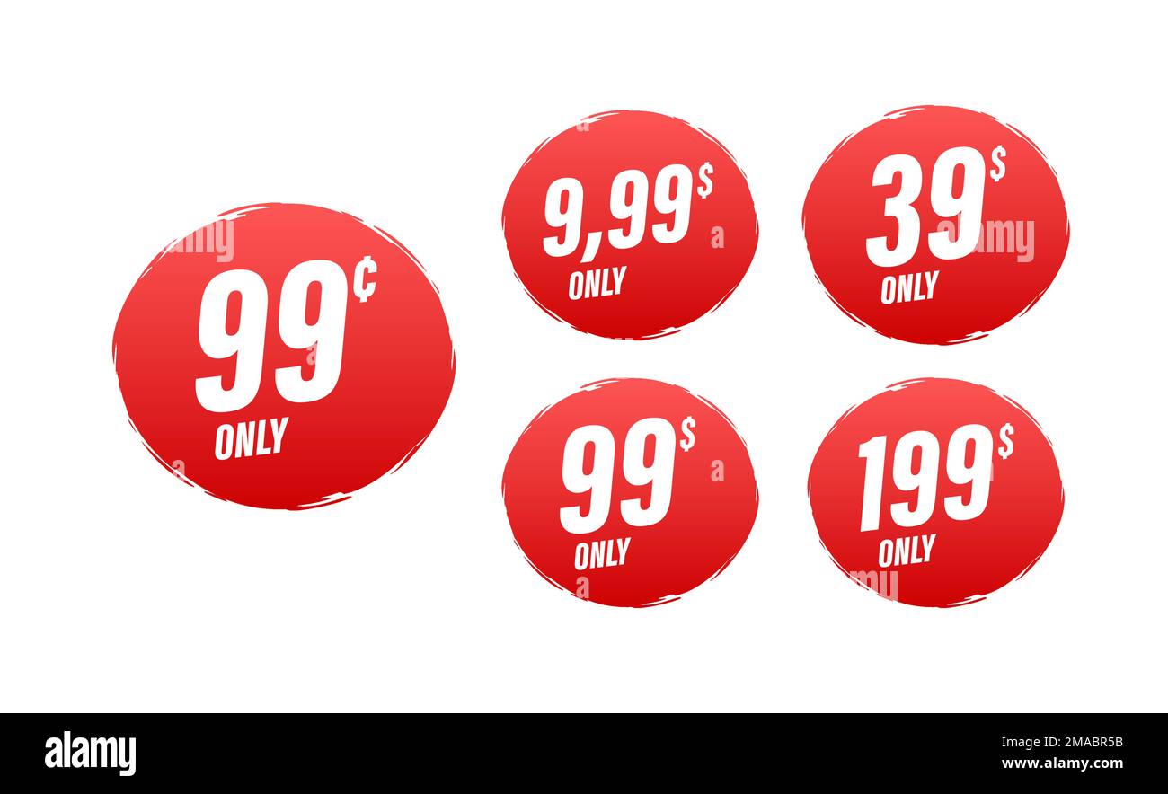 99 cent Stock Vector Images - Alamy
