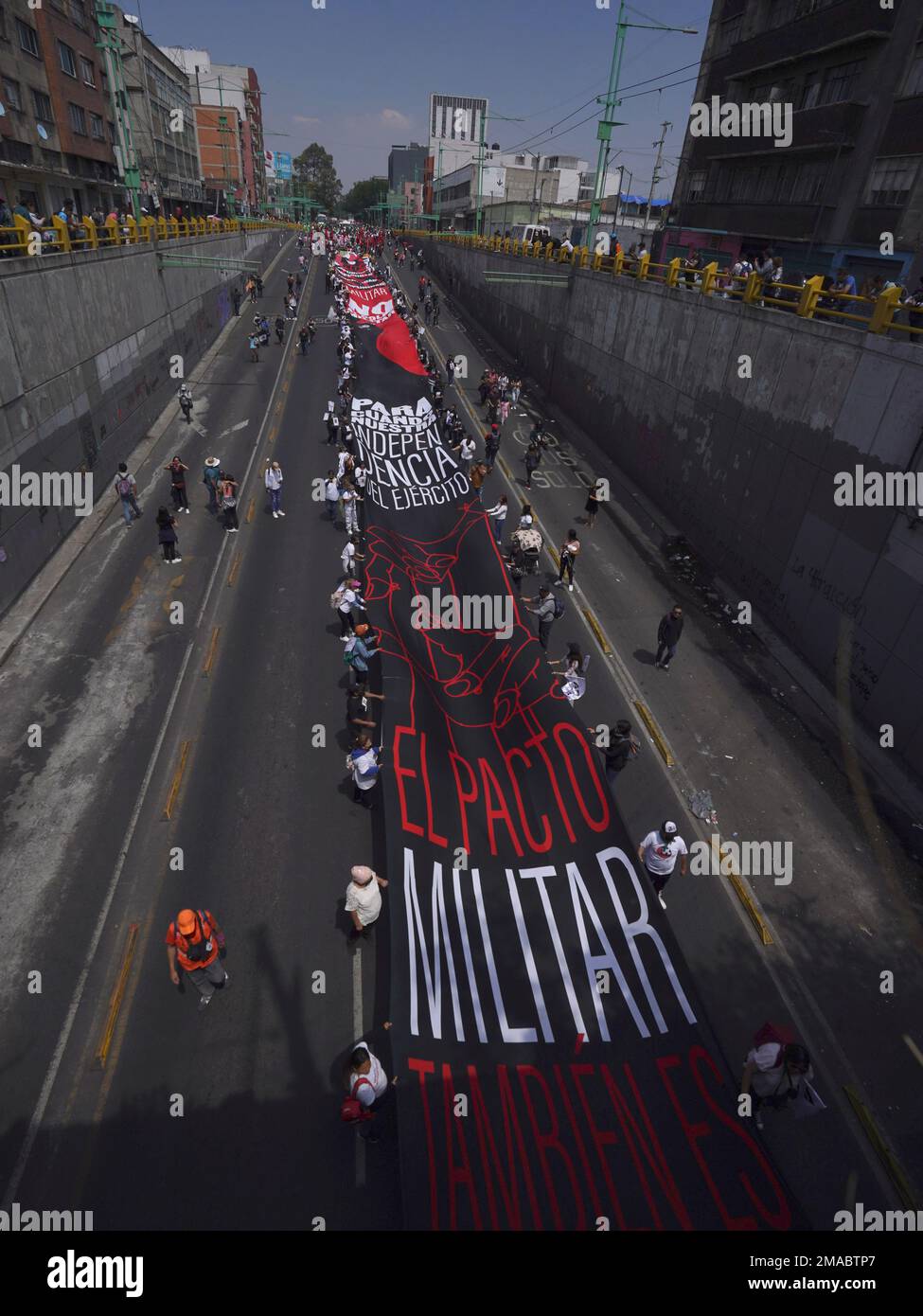 People march in remembrance of the Tlatelolco student massacre, in ...