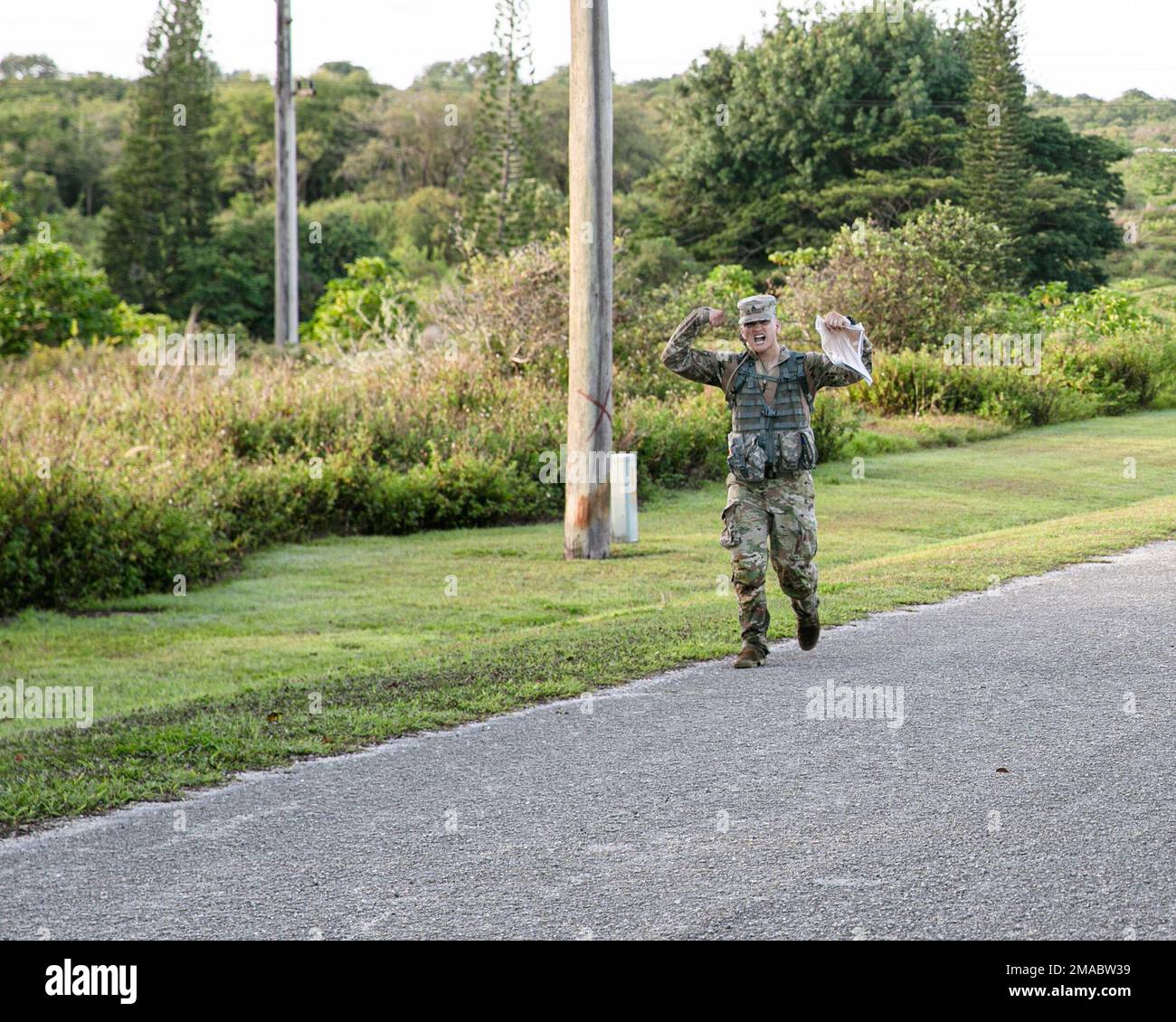 U.S. Army Staff Sgt. Jackson Fagan, representing the Utah Army National ...