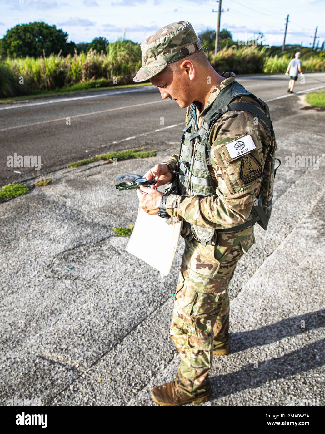 U.S. Army Staff Sgt. Jackson Fagan, representing the Utah Army National ...