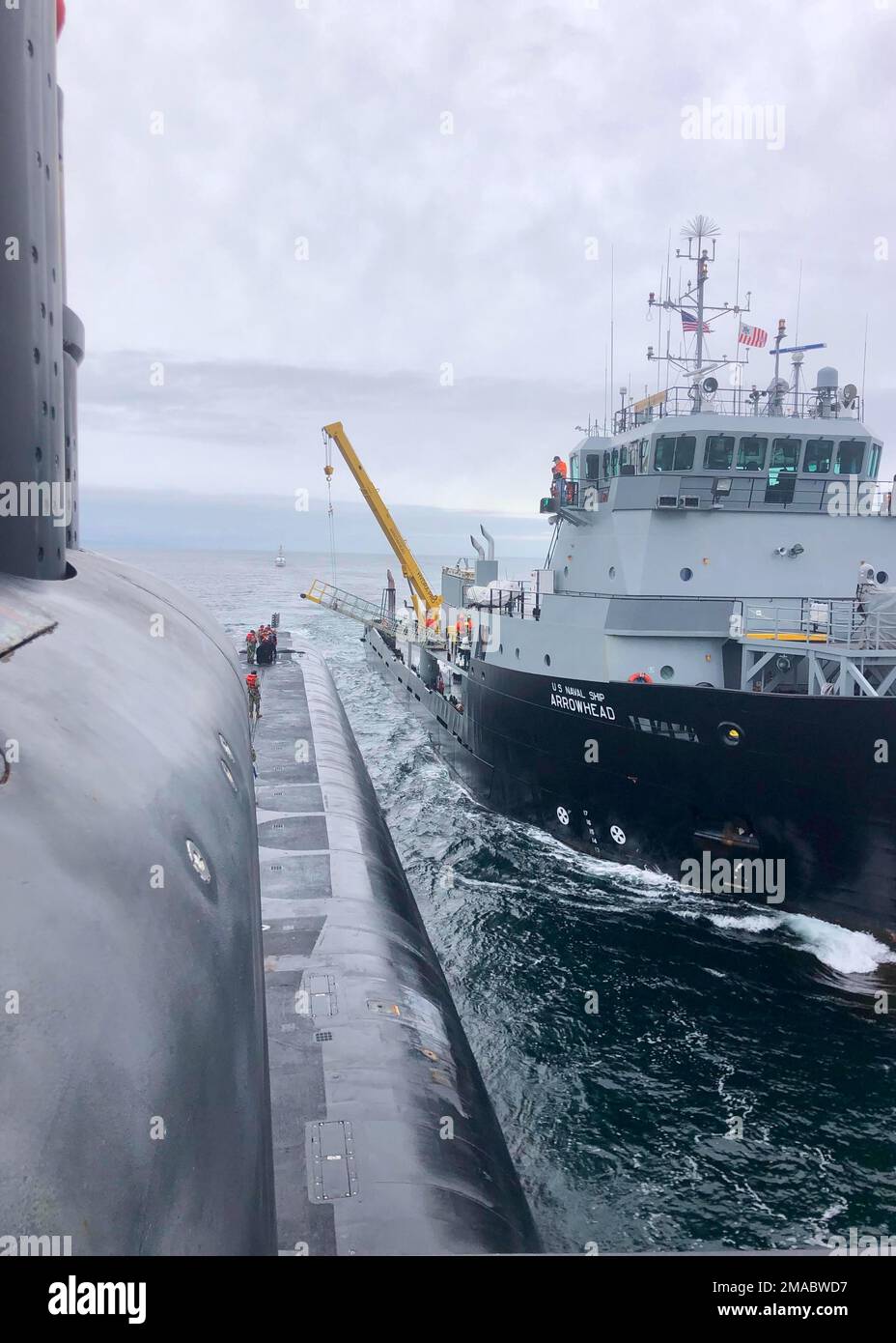 220524-N-N0869-1004 PACIFIC OCEAN (May 24, 2022) A support vessel ...