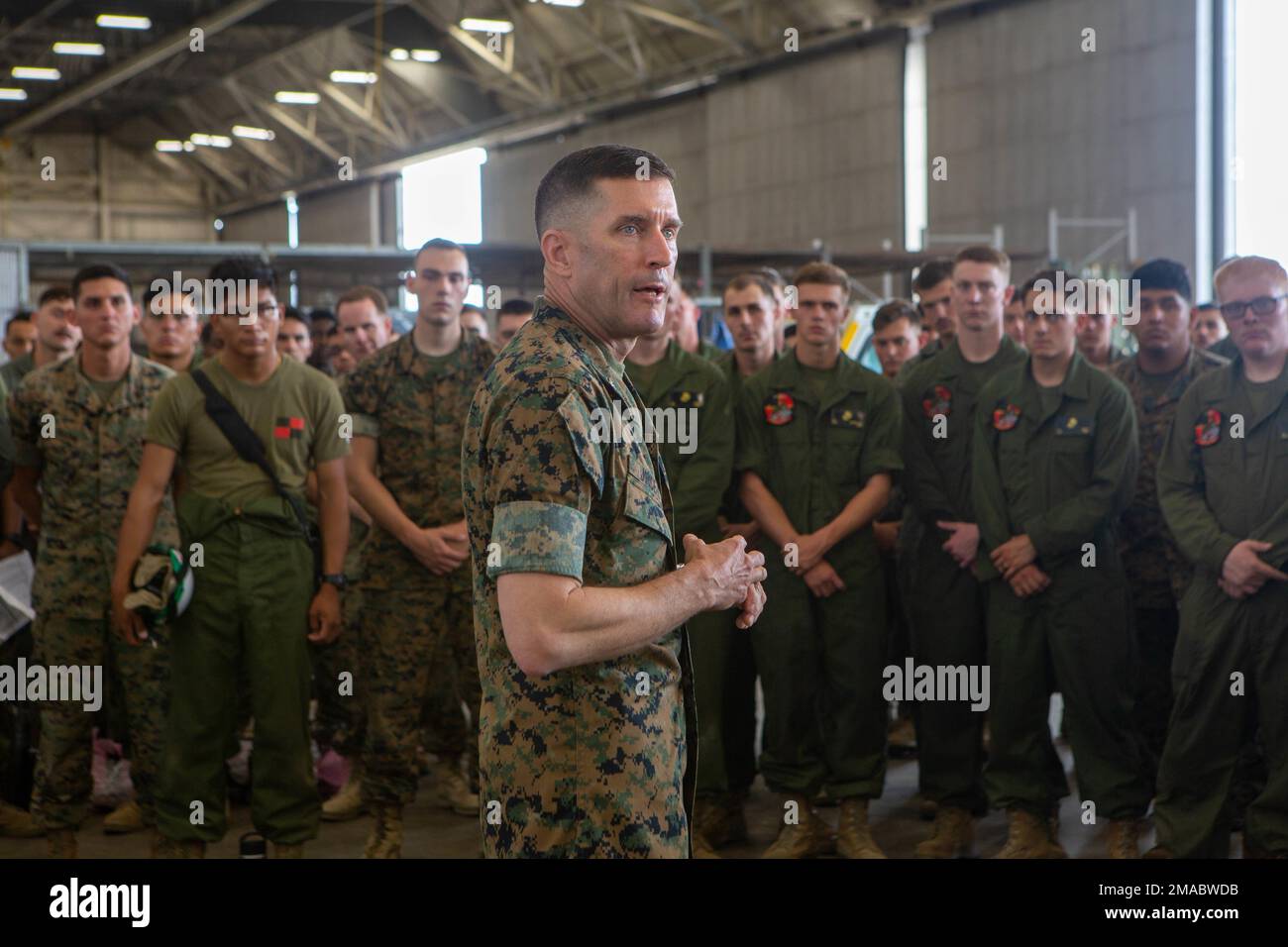 U.S. Marine Corps Col. Richard D. Joyce, commanding officer of Marine ...