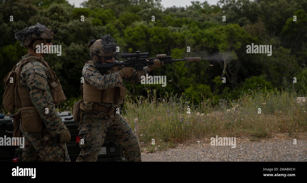 U.S. Marine Corps Lance Cpl. Jonathan Cabrera, a rifleman with 3rd ...