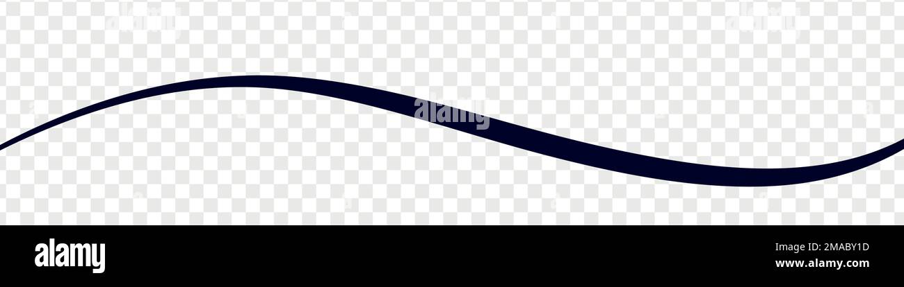 Abstract wavy thin line. Squiggle elements banner. Pattern with ...
